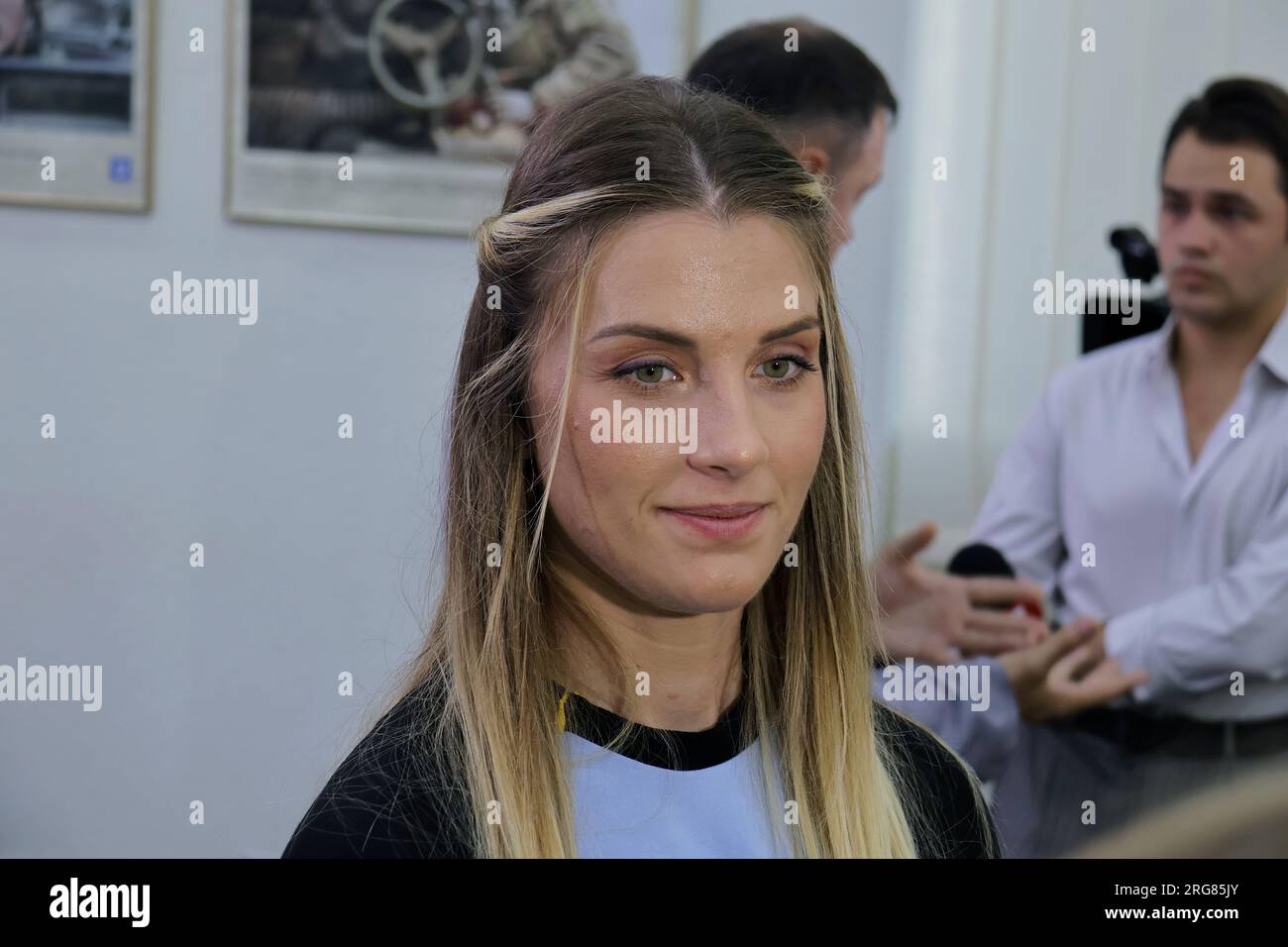 KYIV, UKRAINE - AUGUST 8, 2023 - Ukrainian sabre fencer, four-time ...