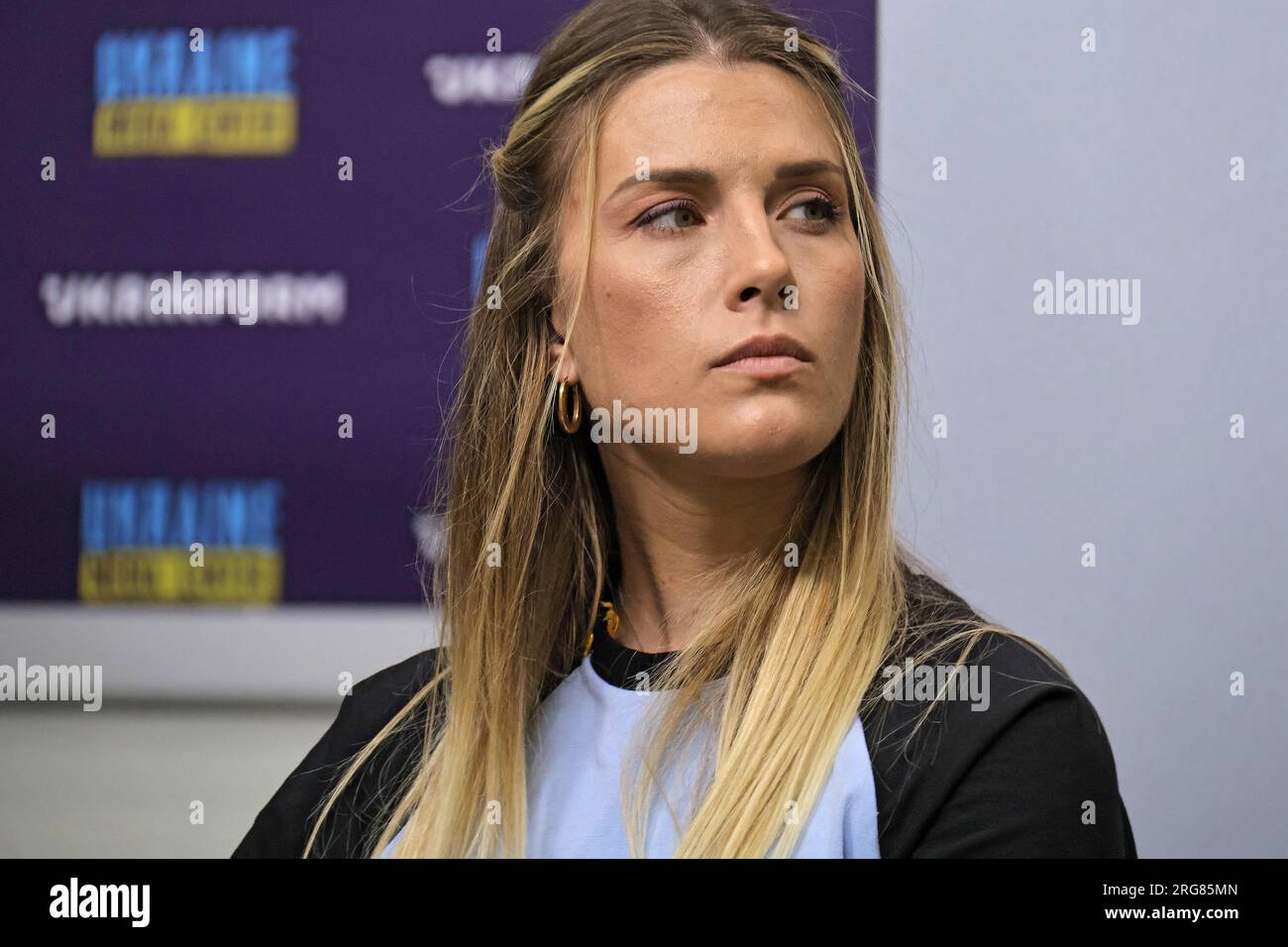 KYIV, UKRAINE - AUGUST 8, 2023 - Ukrainian sabre fencer, four-time ...