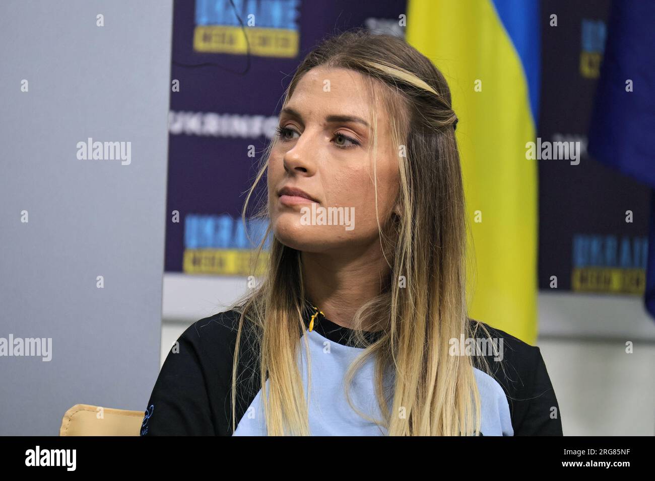 KYIV, UKRAINE - AUGUST 8, 2023 - Ukrainian sabre fencer, four-time ...