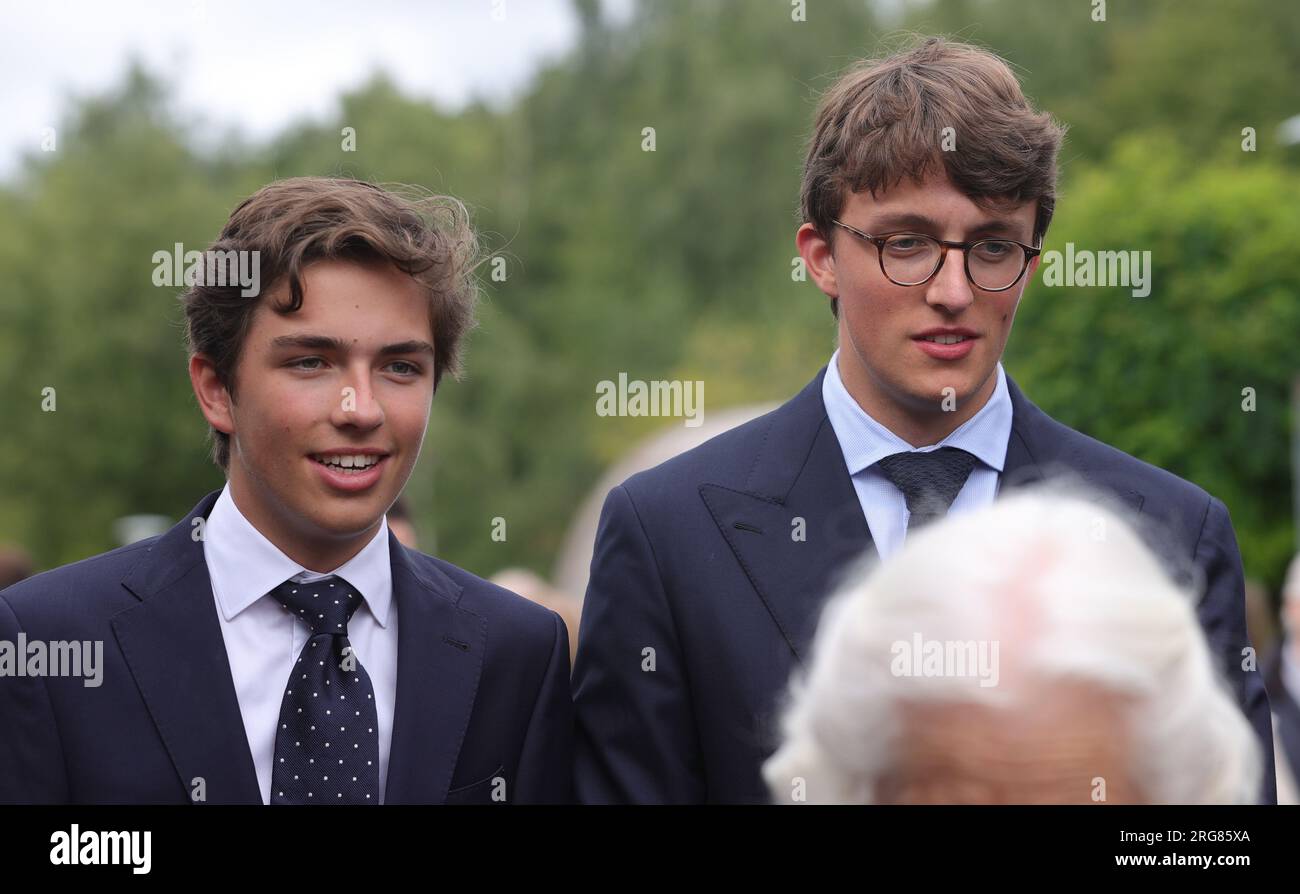 Prince aymeric prince nicolas belgium hi-res stock photography and ...