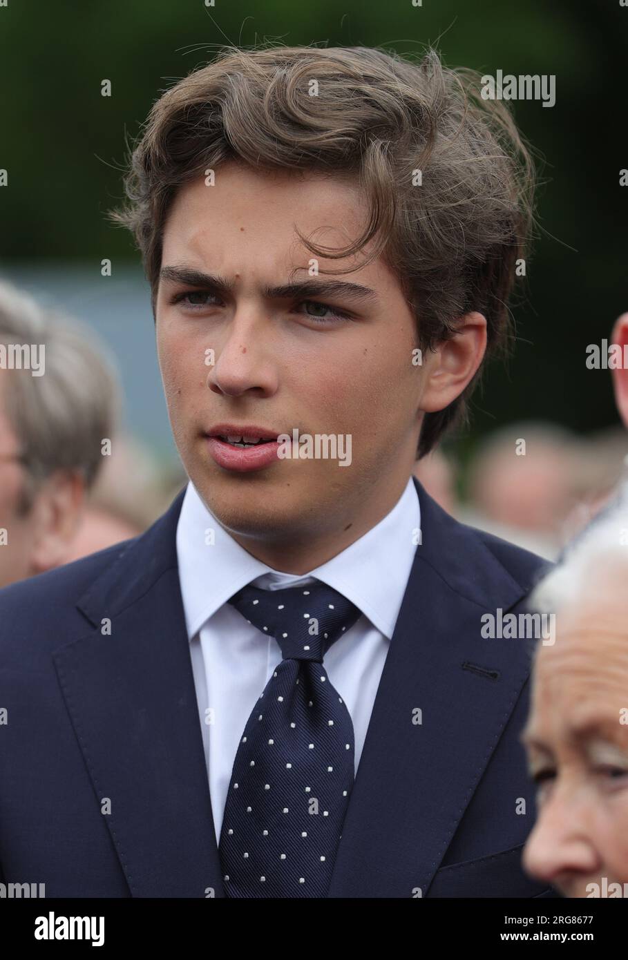 Charleroi, Belgium. 08th Aug, 2023. Prince Aymeric pictured during a ...