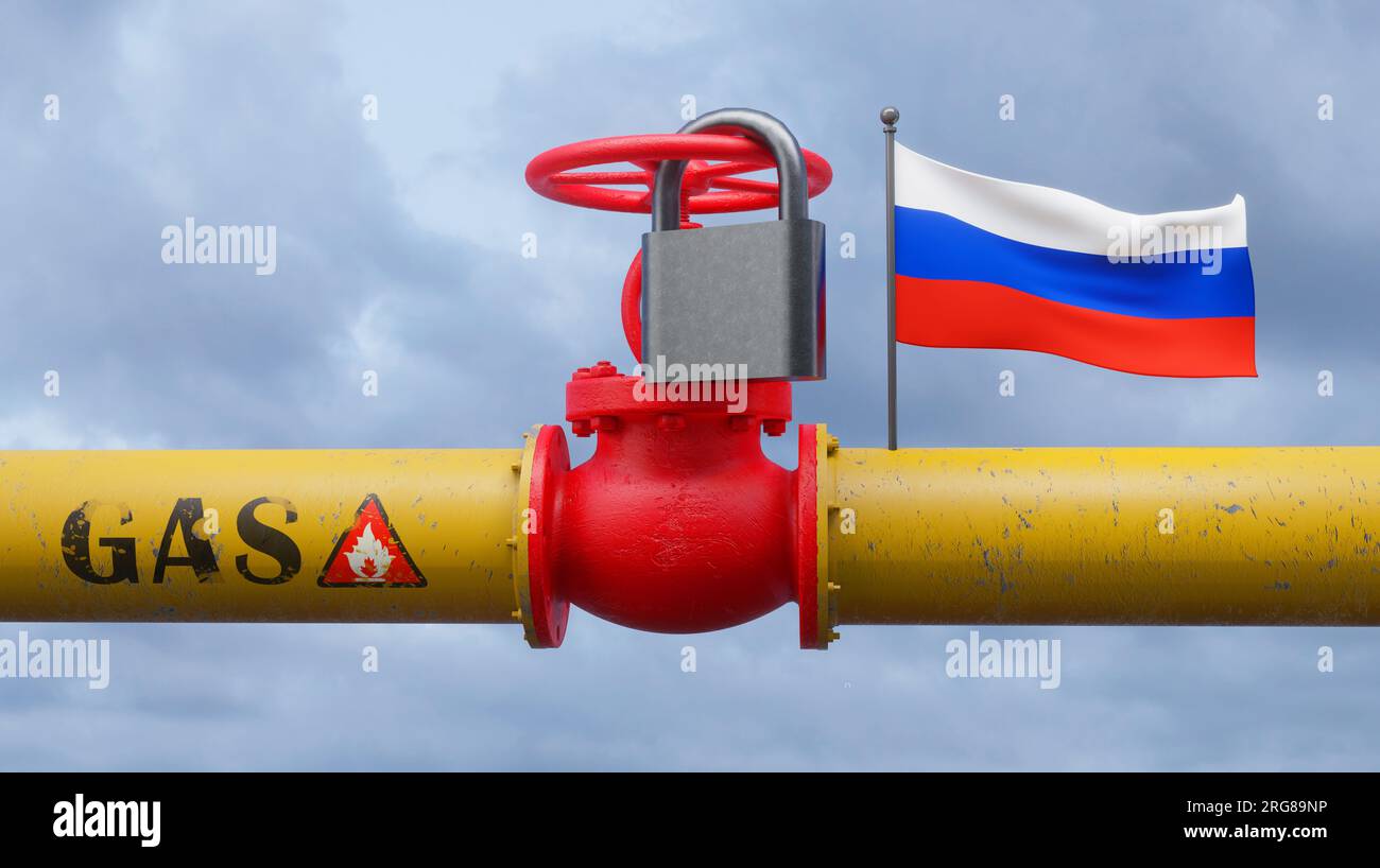 Valve on the main gas pipeline russia hi-res stock photography and ...