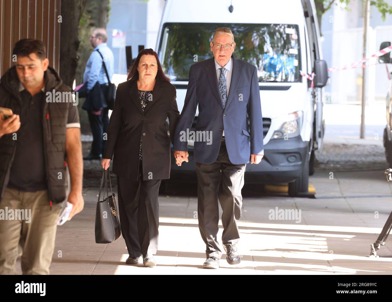 John and Susan Letby, the parents of nurse Lucy Letby arrive at ...