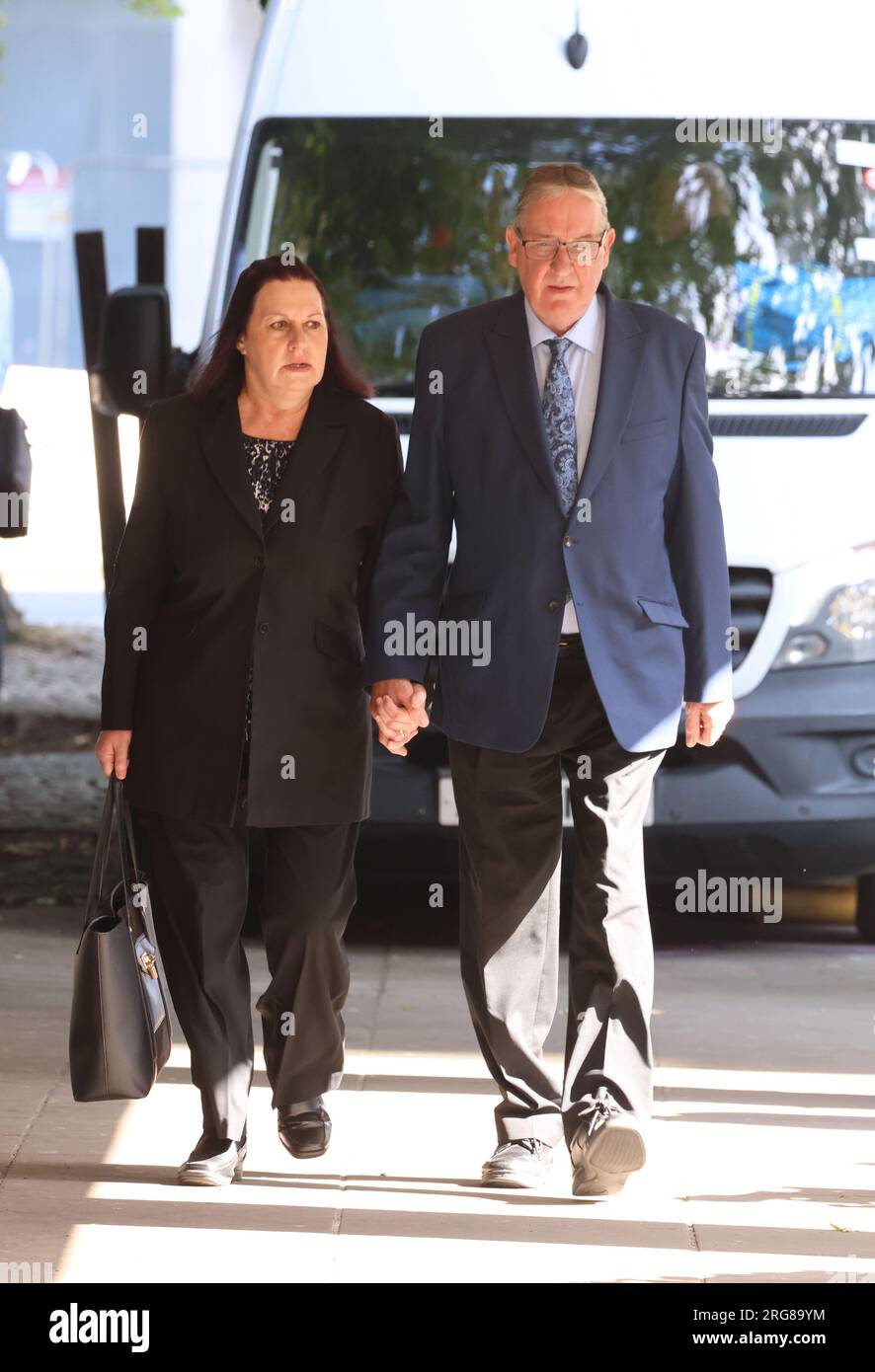 John and Susan Letby, the parents of nurse Lucy Letby arrive at ...