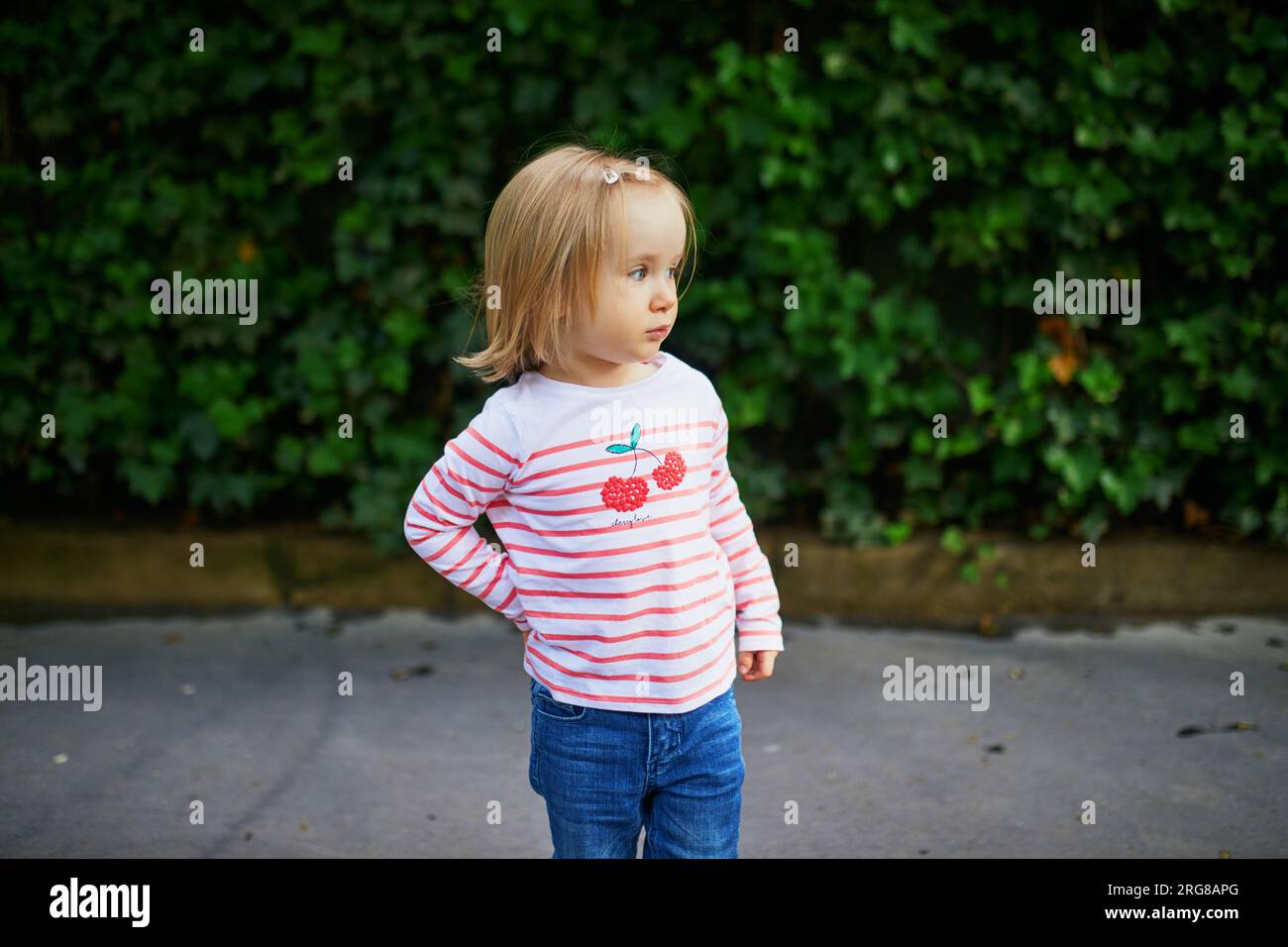 Shy kid hi-res stock photography and images - Alamy