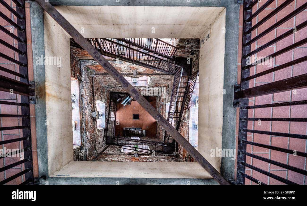 Cathedral in Lucca, Duomo san Martino, inside the belltower, Italy Stock Photo - Alamy