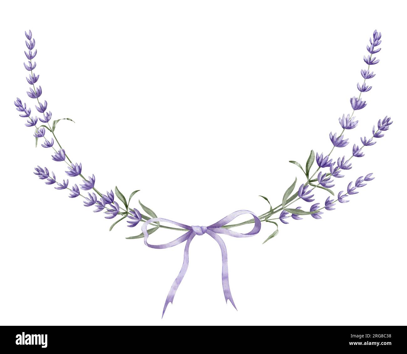 Purple Ribbon Border Clip Art