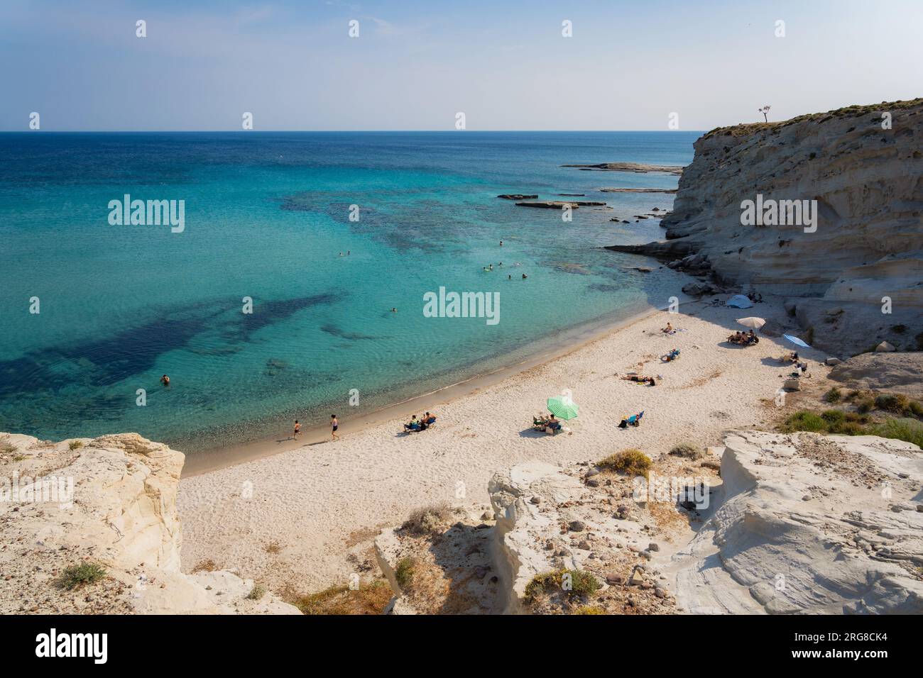 Alacati Delikli Koy Beach in Cesme Town, Izmir Stock Photo - Alamy