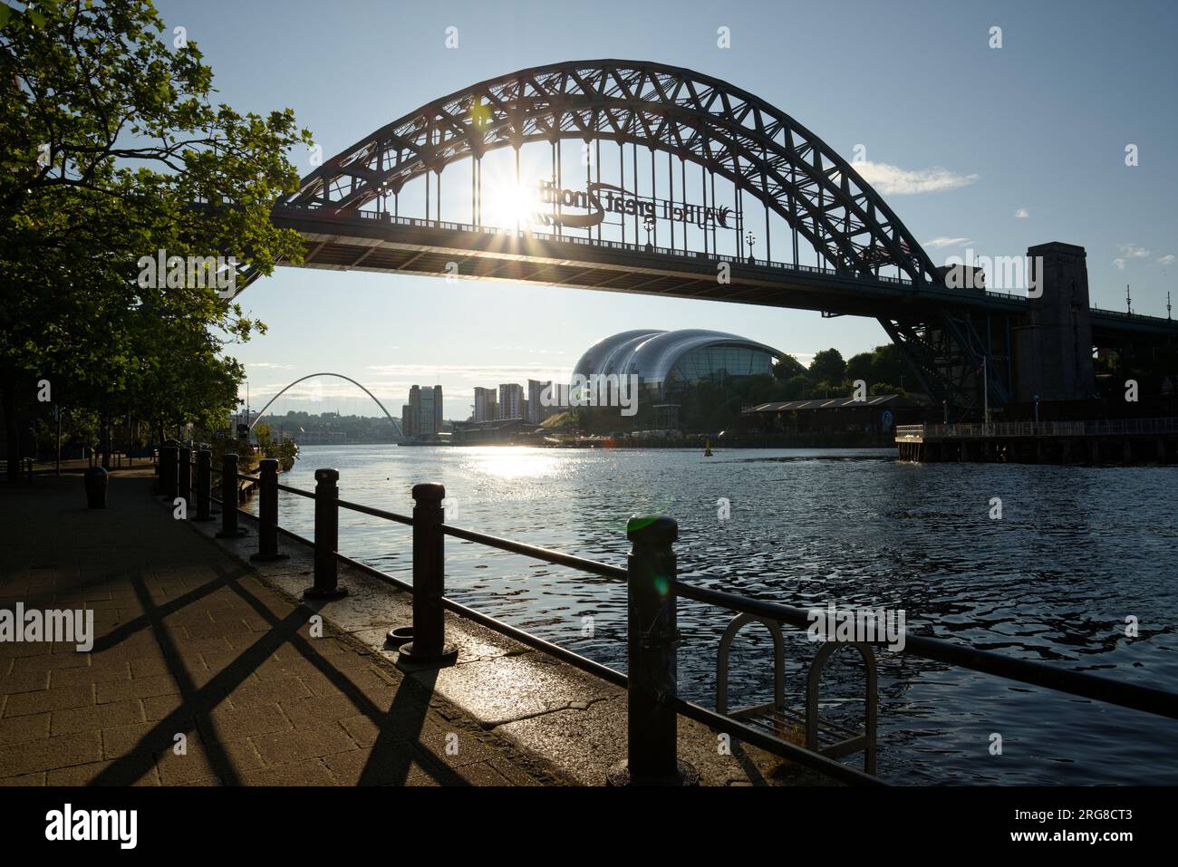 The Tyne Bridge in Newcastle officially named the George 5th bridge. An ...