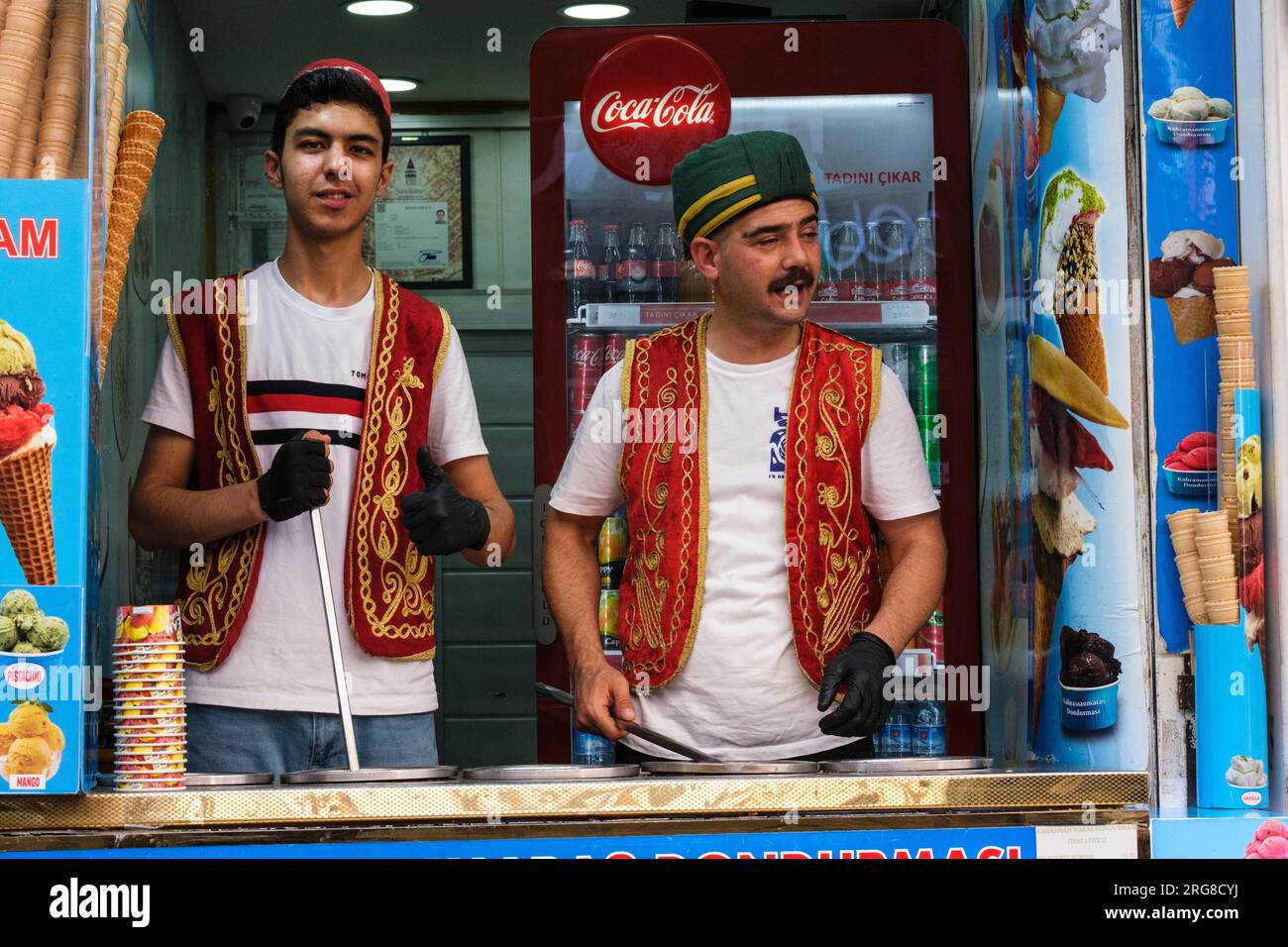 Turkey ice cream hi-res stock photography and images - Alamy