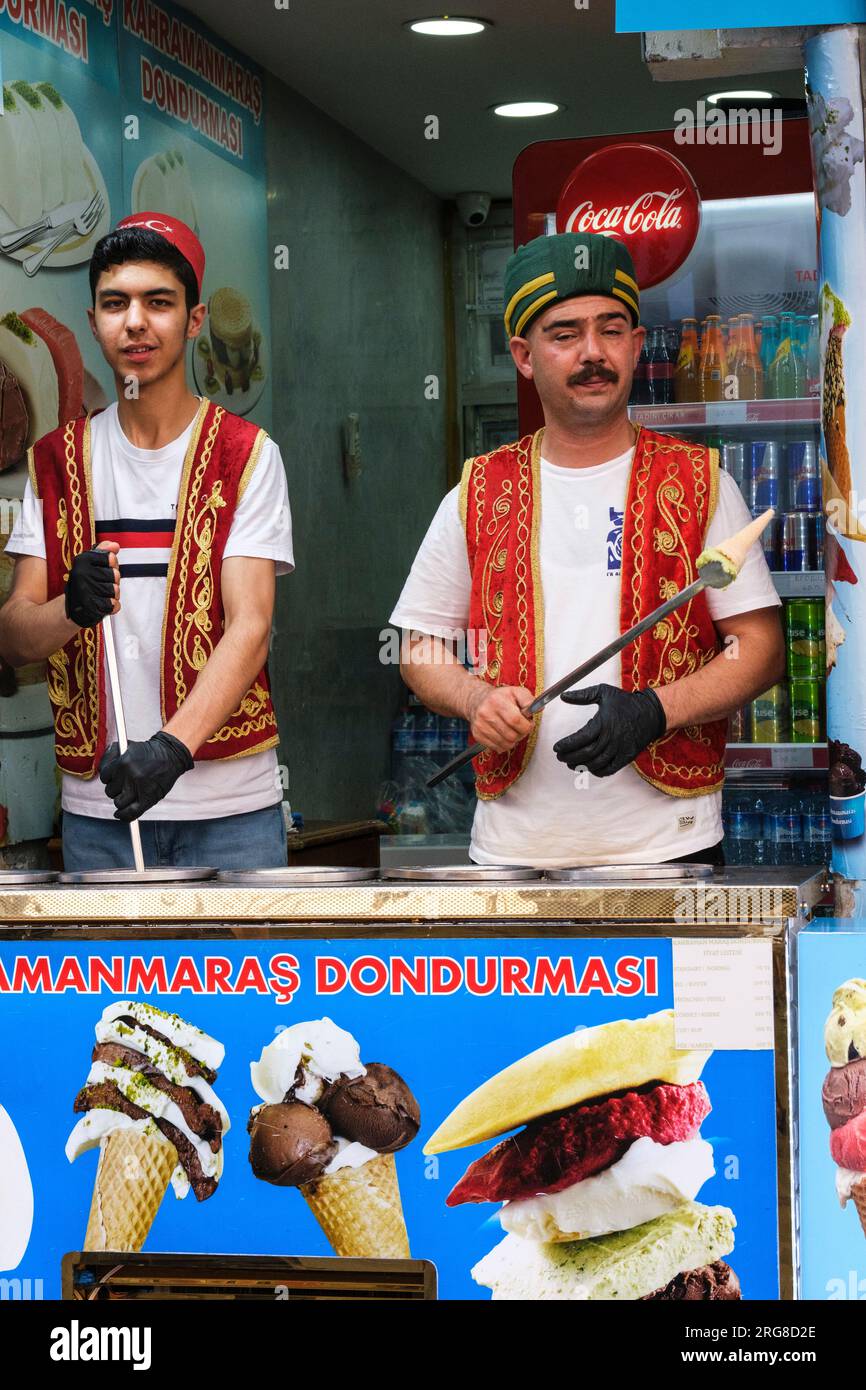 Turkey ice cream hi-res stock photography and images - Alamy