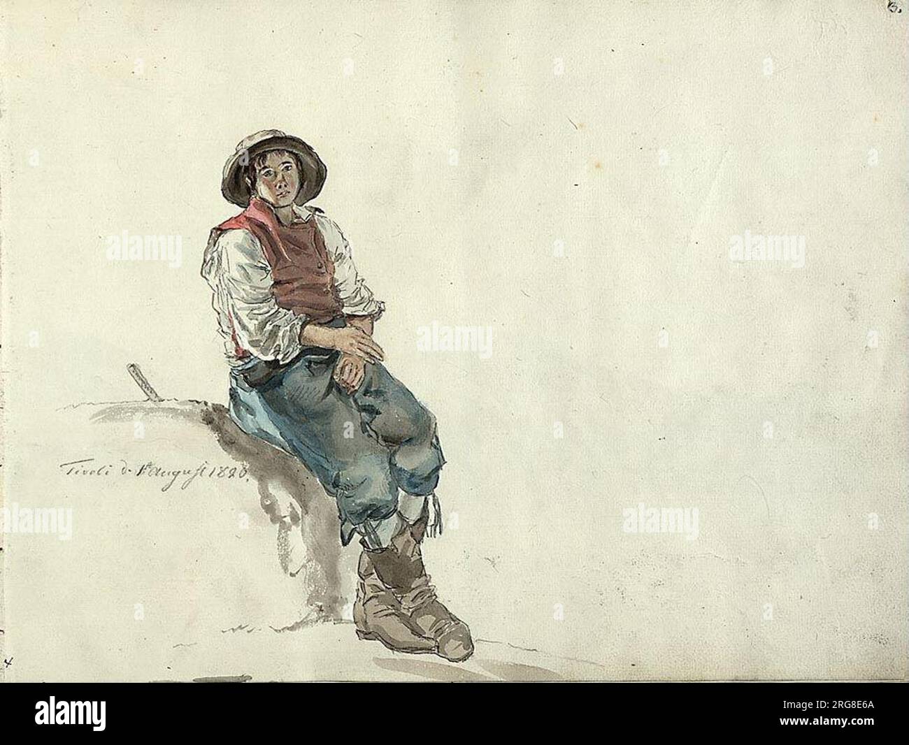 Q111154631 1 August 1820 by Johan Christian Dahl Stock Photo - Alamy