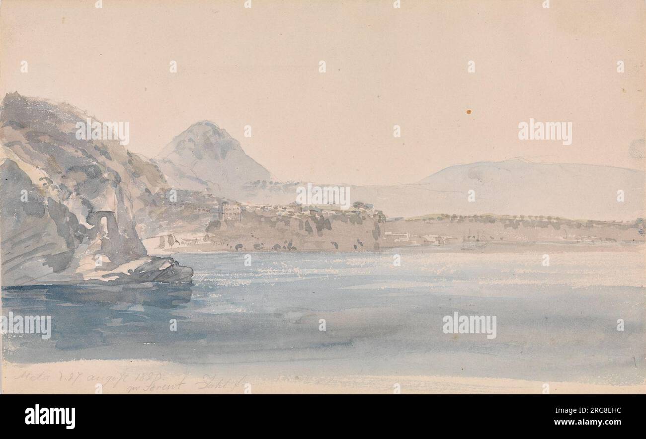 Coastal landscape near Meta 27 August 1820 by Johan Christian Dahl ...
