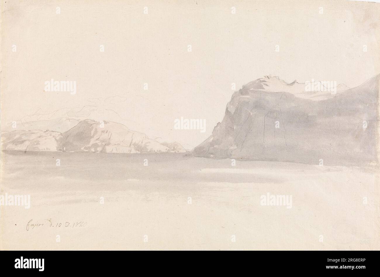 View towards the Sorrentine Peninsula and Monte Tiberio, Capri 10 ...