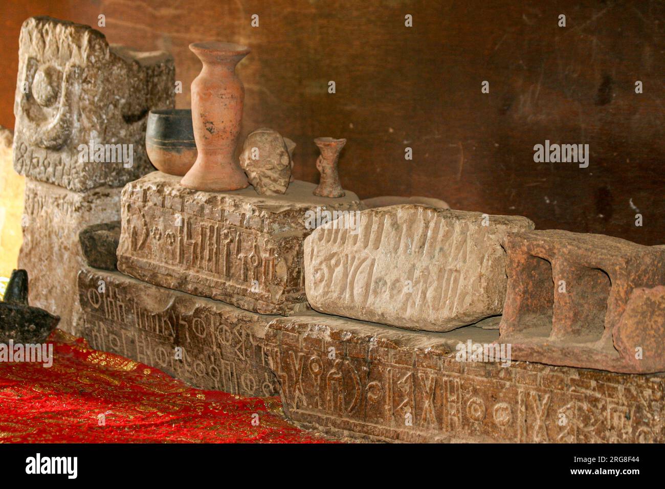 The ruin of the temple at Yeha, Ethiopia, Tigray Region Stock Photo - Alamy