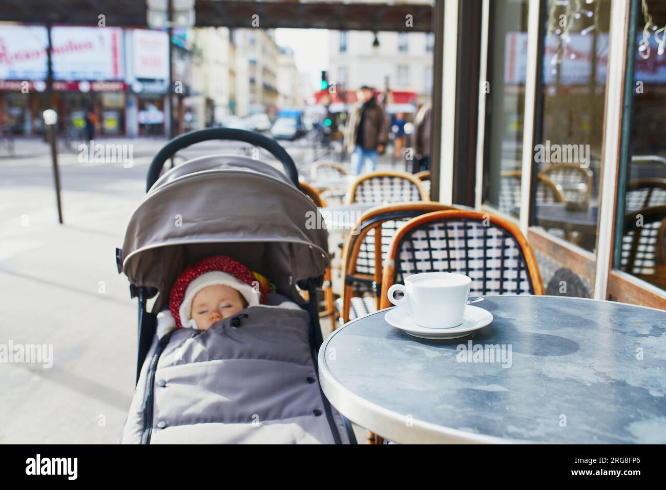 Restaurant baby pram table hi-res stock photography and images - Alamy