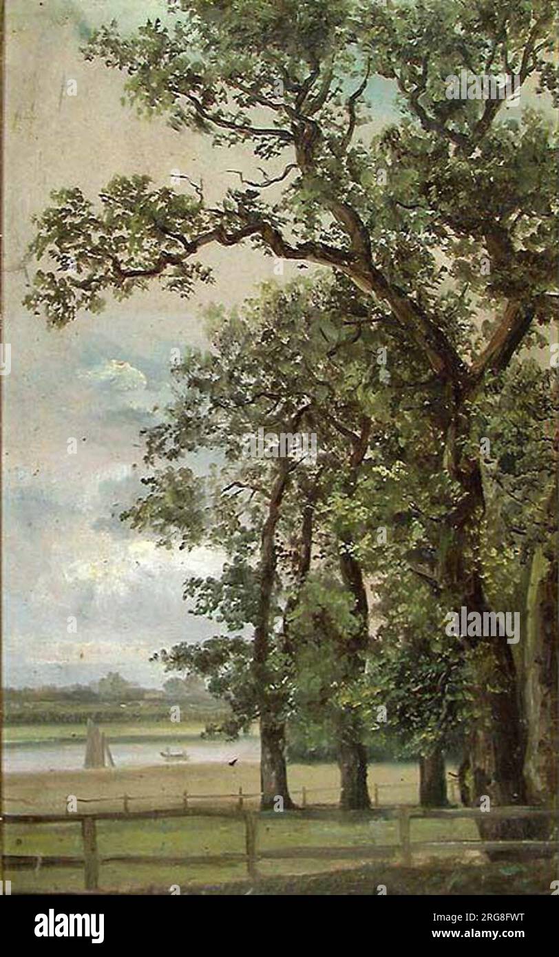 Johan christian dahl river hi-res stock photography and images - Alamy