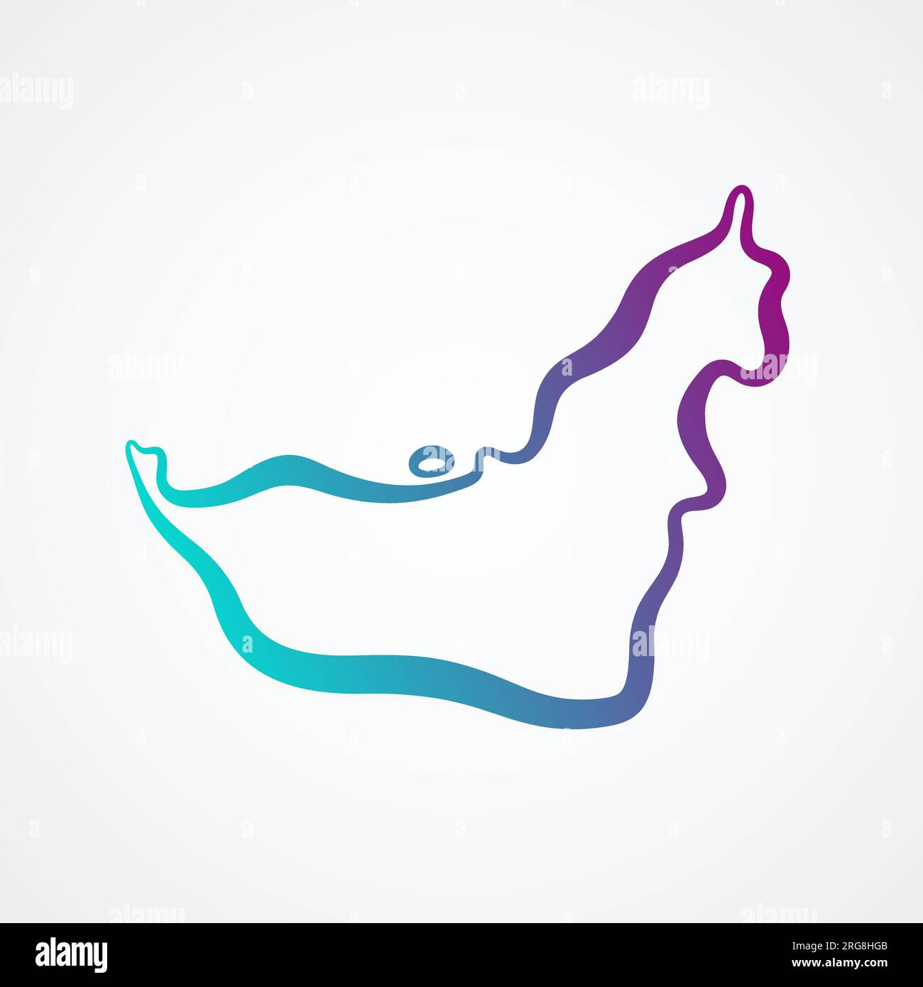 Uae map Stock Vector Images - Alamy