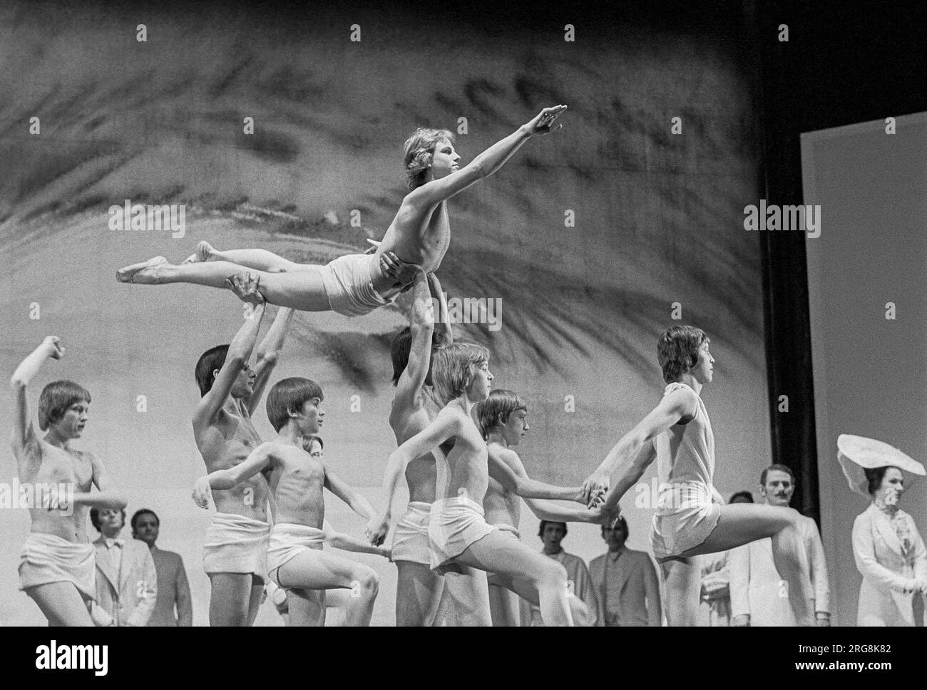 held aloft: Robert Huguenin (Tadzio) in DEATH IN VENICE at the ...