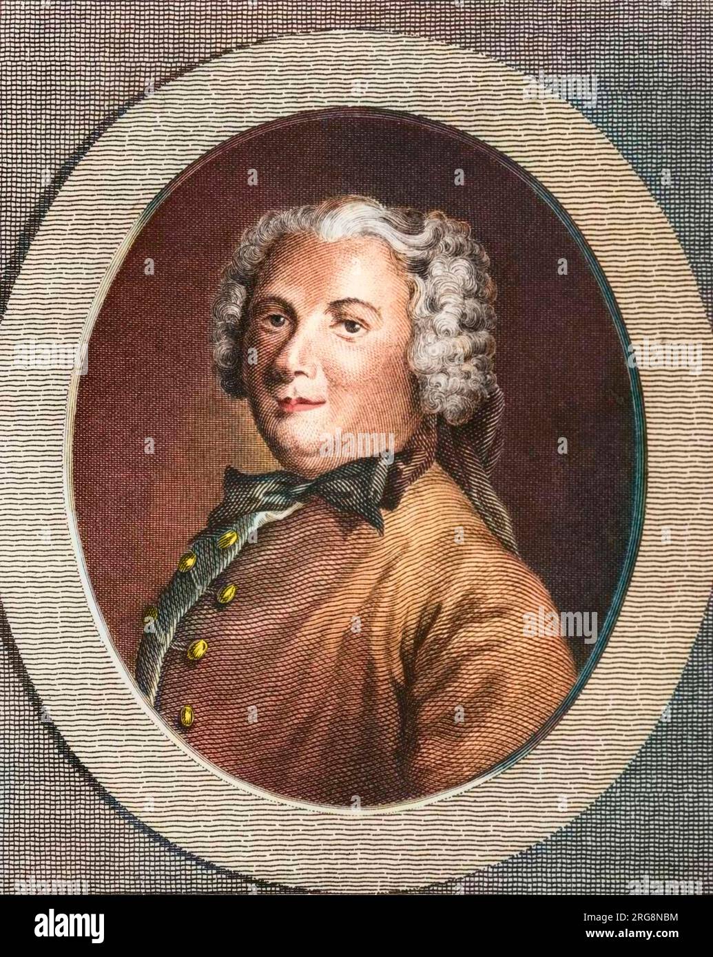 Portrait de Pierre Carlet de Chamblain de Marivaux (1688 - 1763 Stock ...