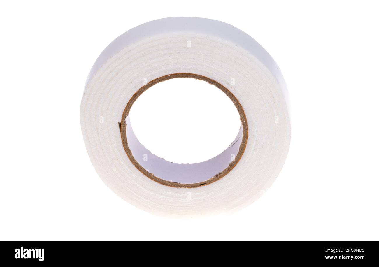 double sided tape isolated on white background Stock Photo - Alamy