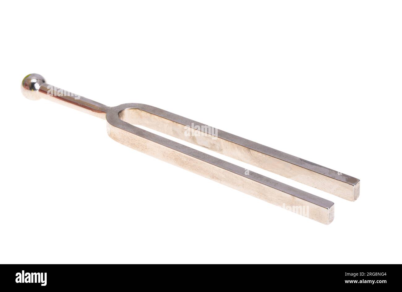 musical instrument tuning fork isolated on white background Stock Photo ...