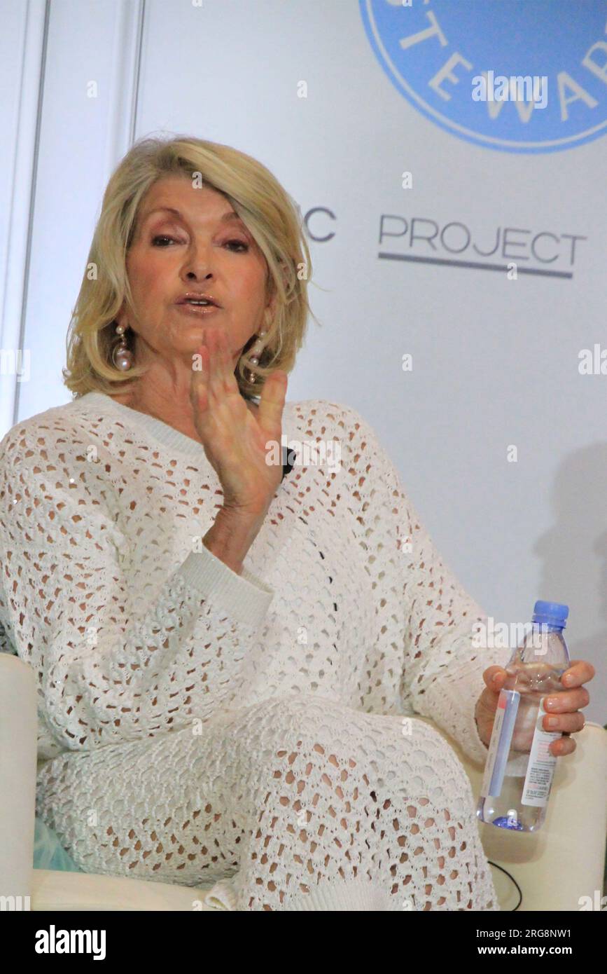 Las Vegas, NV, USA. 7th Aug, 2023. Martha Stewart speaks during Project ...