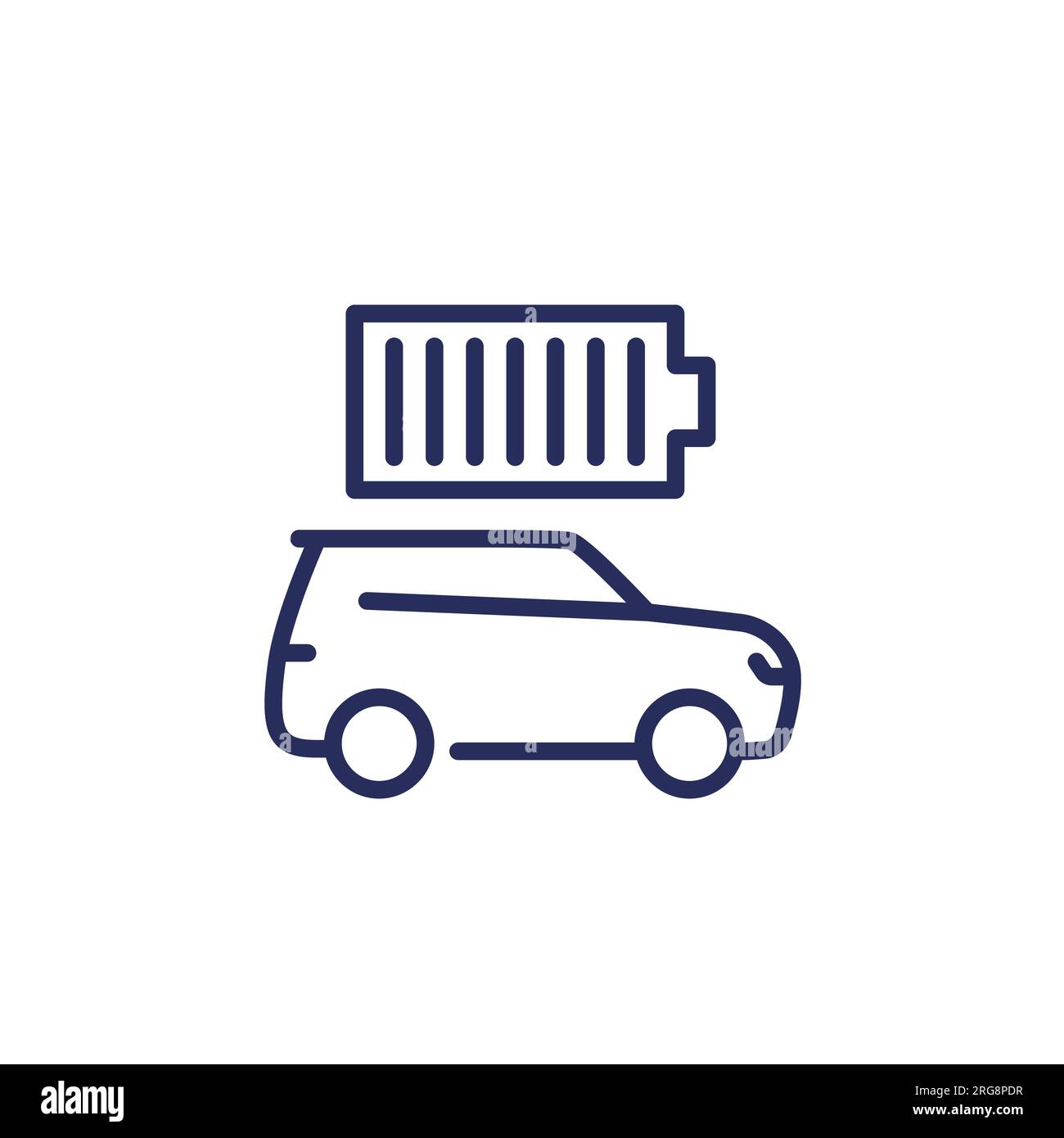 Battery electric suv Stock Vector Images - Alamy