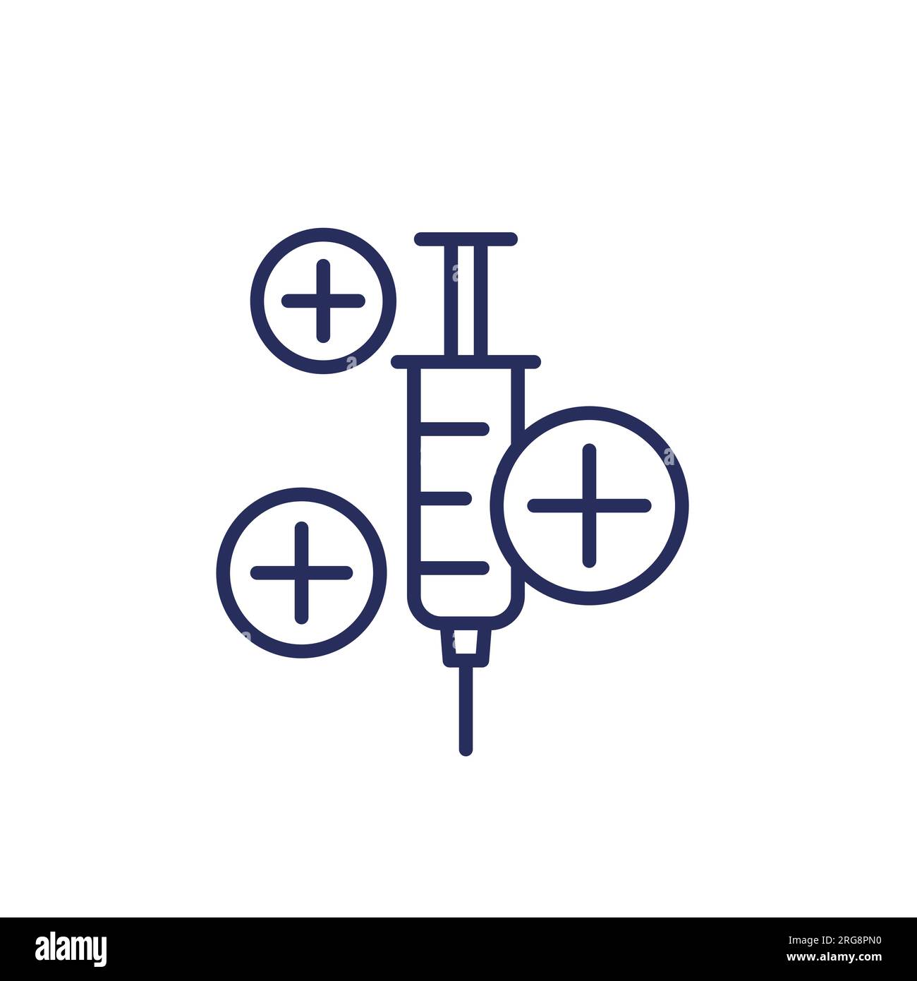 Covid 19 and booster shot Stock Vector Images - Alamy