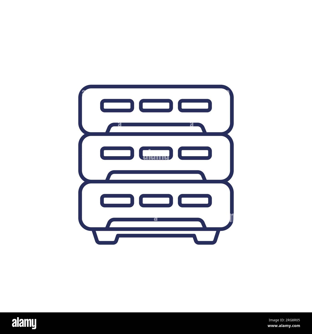 Cryptocurrency mining farm outline Stock Vector Images - Alamy