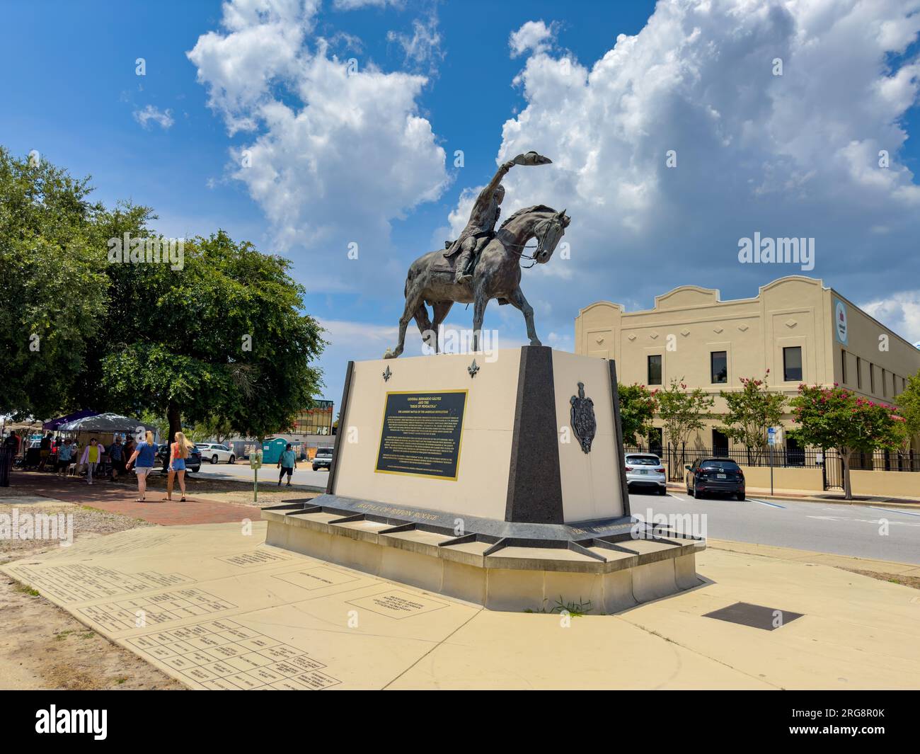 Pensacola, FL, USA - July 21, 2023: Photo of General Bernardo Galvez ...