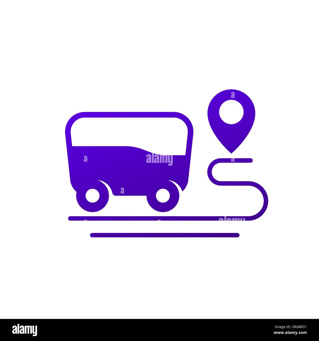 delivery robot on the way icon Stock Vector Image & Art - Alamy