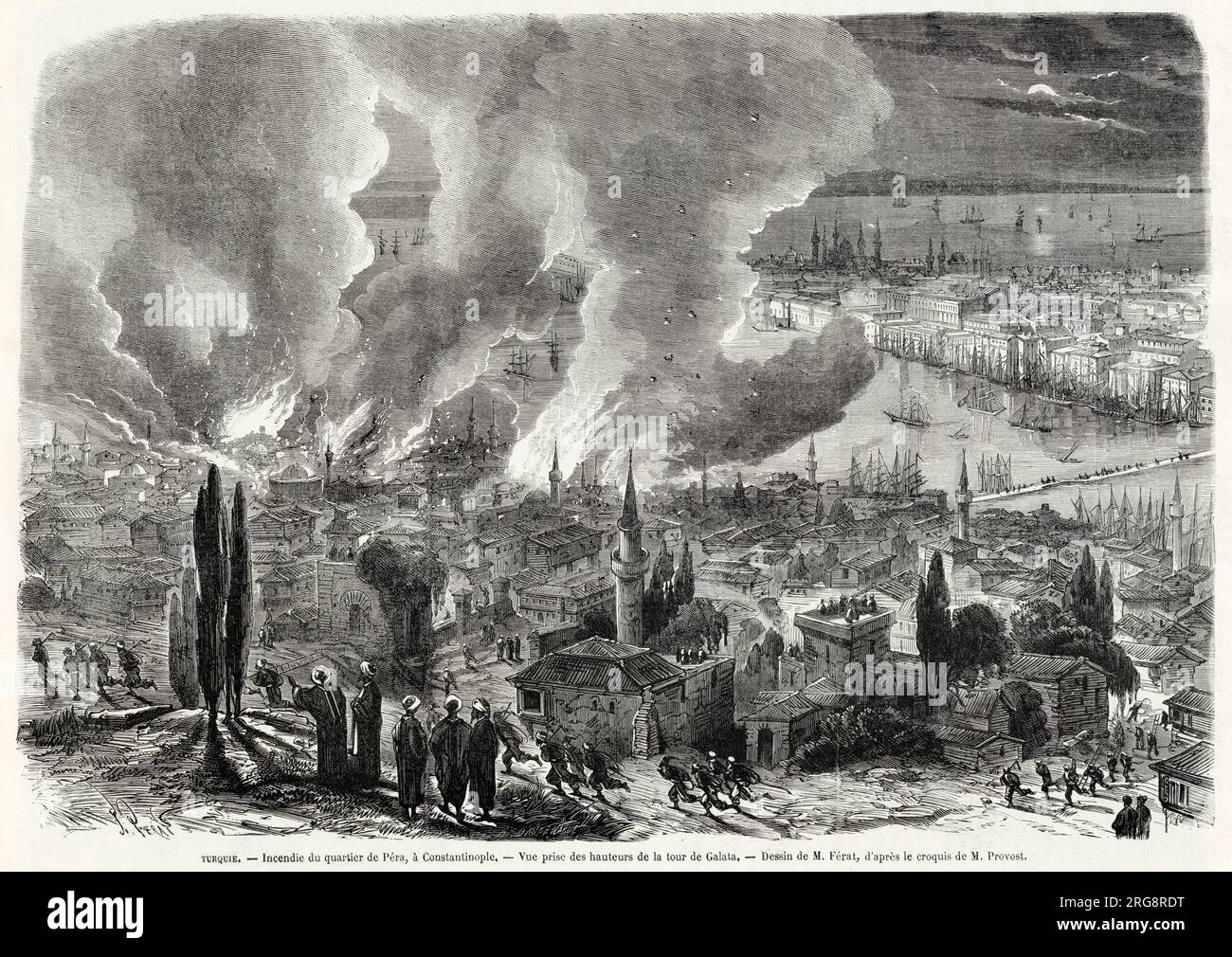 Fire in Istanbul, Turkey Stock Photo - Alamy