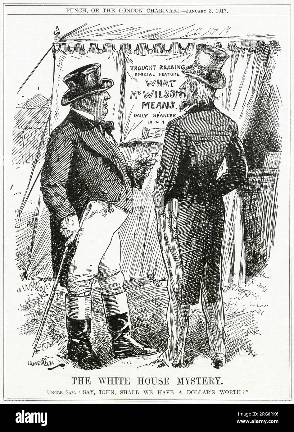 Woodrow wilson cartoon hi-res stock photography and images - Alamy