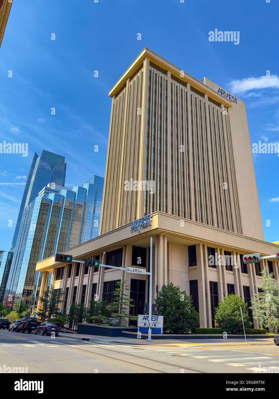 Oklahoma City, OK, USA - July 25, 2023: Photo of the Arvest Bank Tower ...