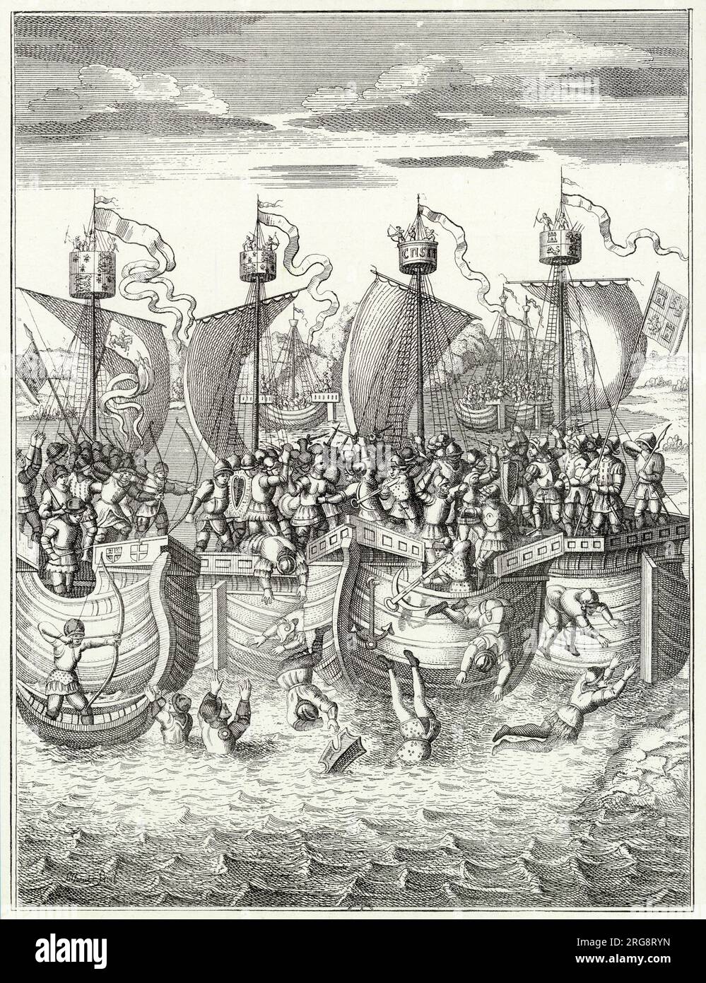 100 years war battle naval hi-res stock photography and images - Alamy