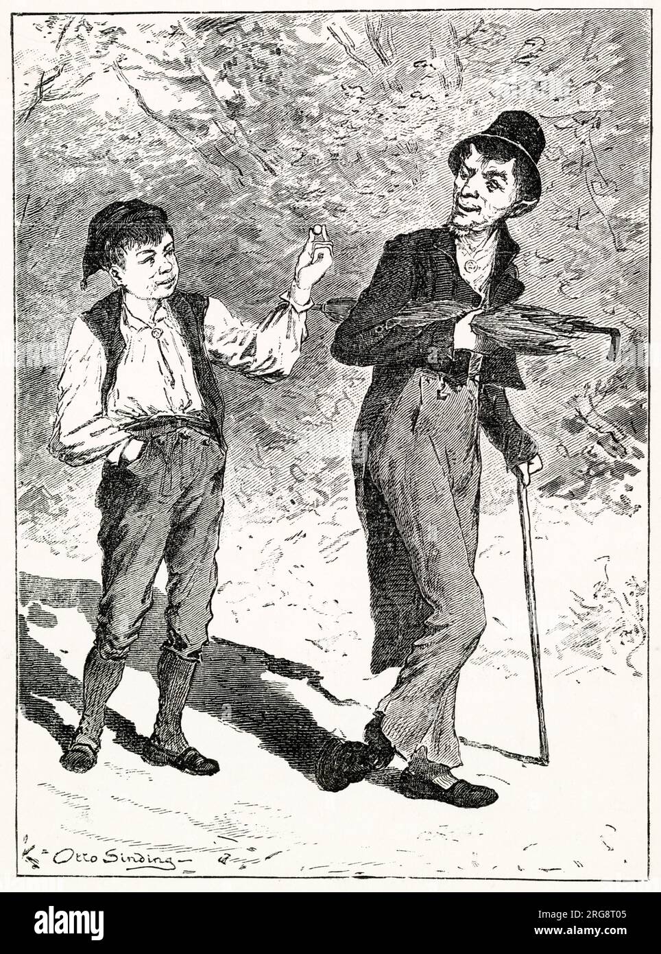 A crafty Norwegian lad outwits a simple-minded devil by tricking him ...