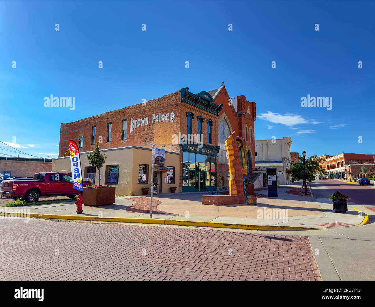 Trinidad, CO, USA - July 26, 2023: Photo of businesses in the historic ...