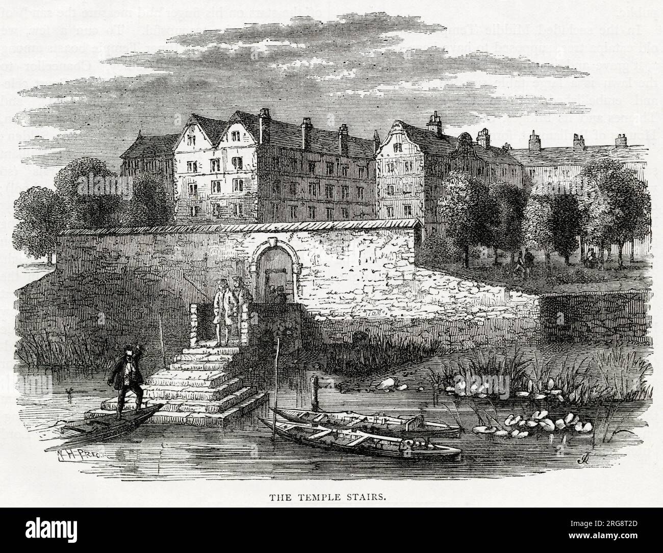 Thames at temple stairs hi-res stock photography and images - Alamy