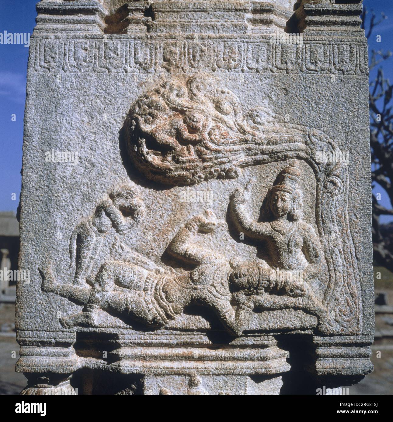 Rama and Laksmana, with Hanuman (left), under a tree Stock Photo - Alamy