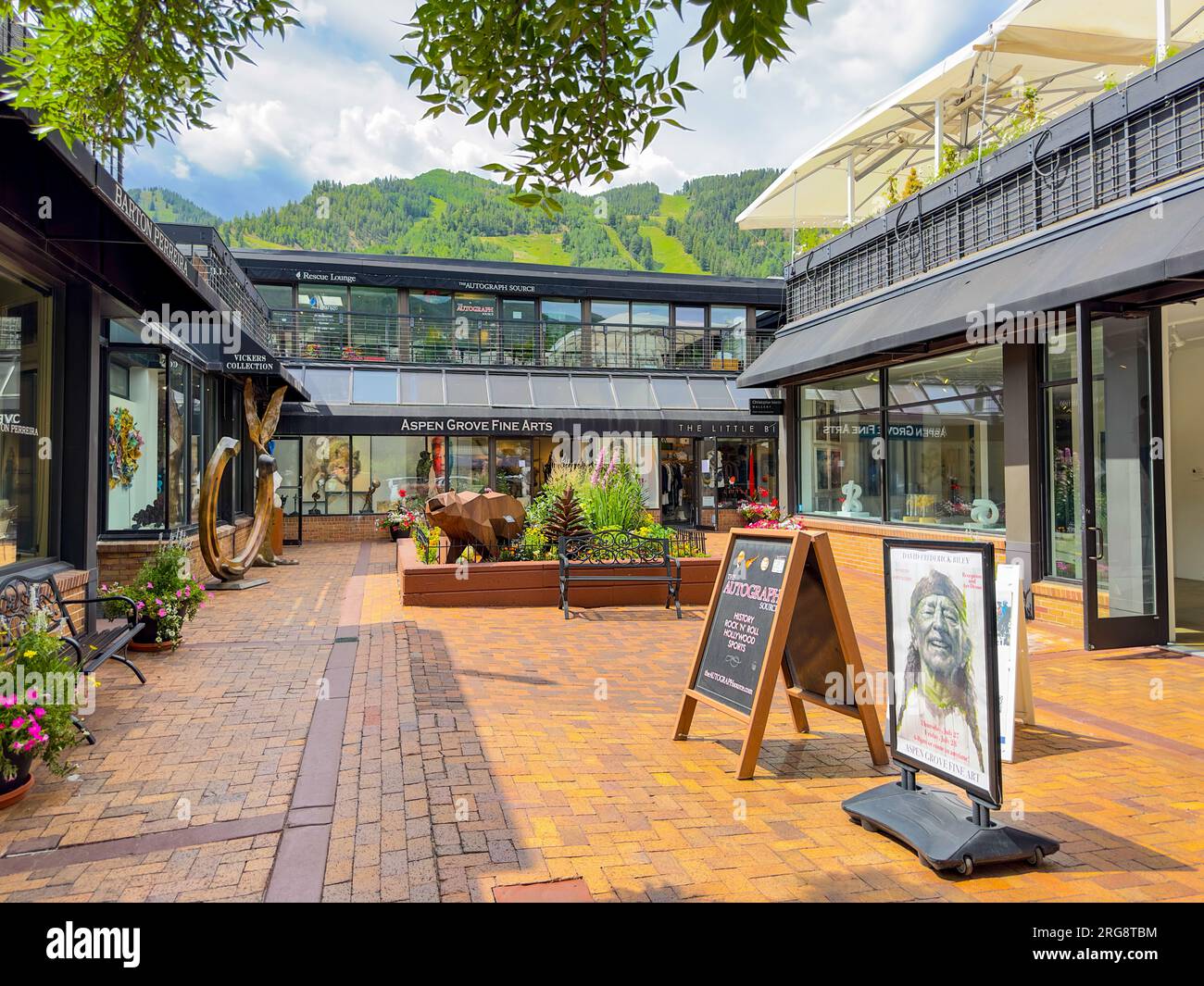 Aspen, CO, USA - July 27, 2023: Photo of Aspen Grove Fine Arts Gallery ...