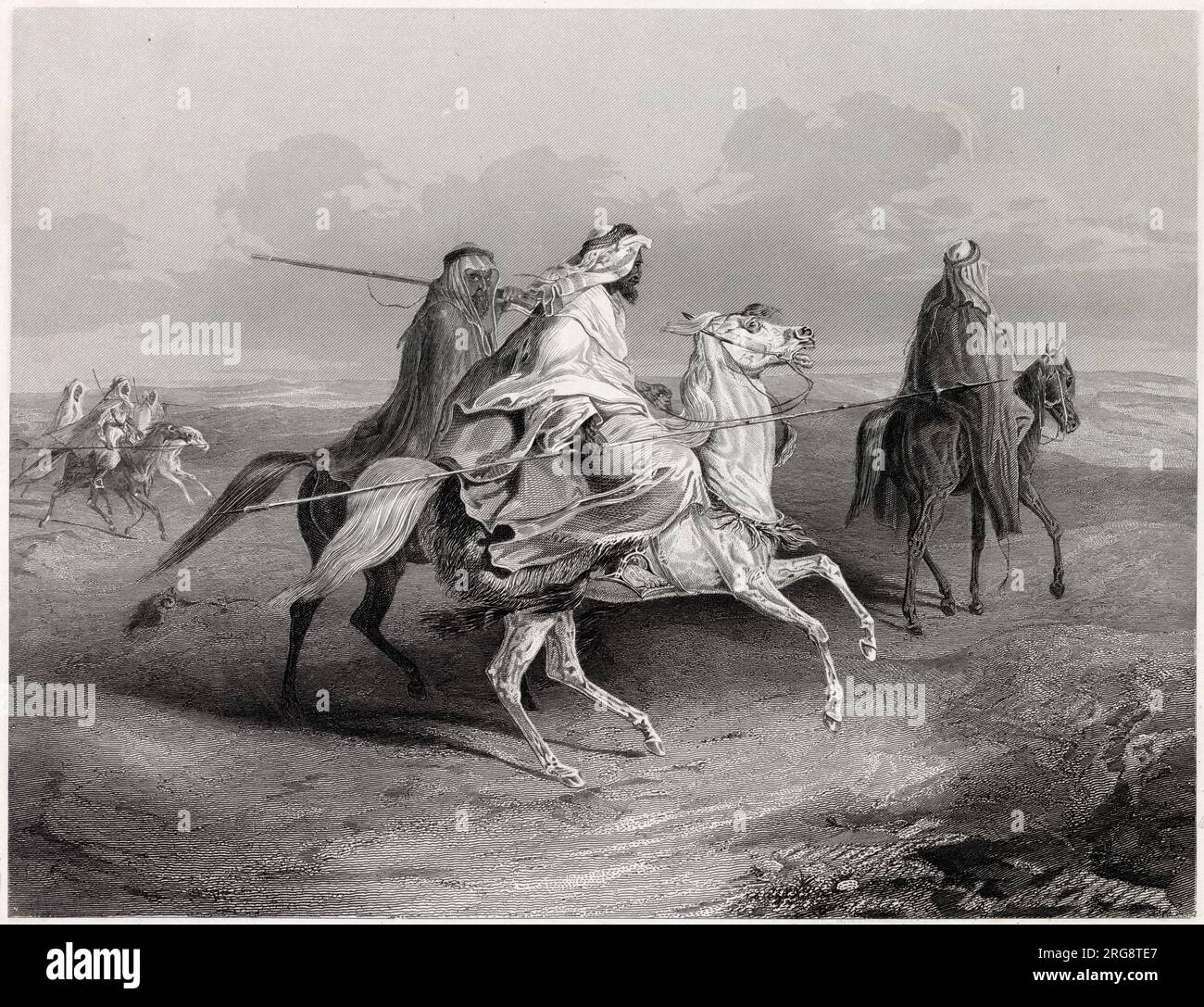 Racial arabs horseback hi-res stock photography and images - Alamy