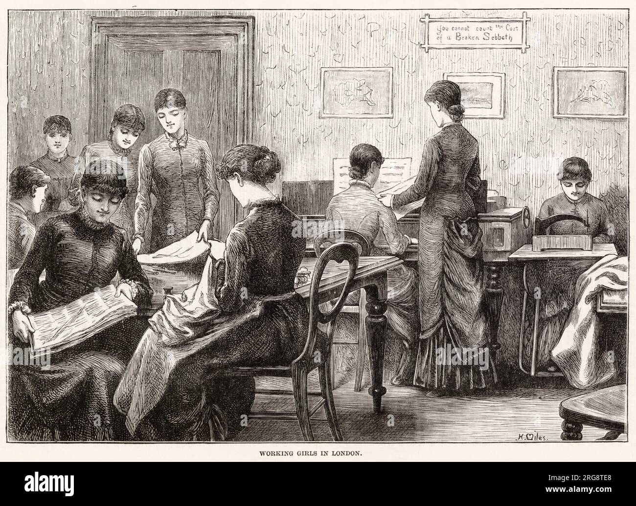Working conditions 1880s hi-res stock photography and images - Alamy