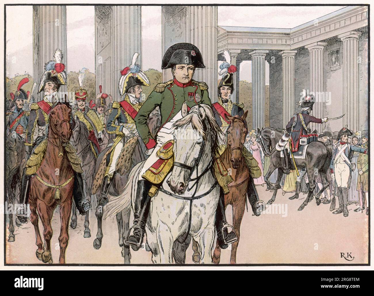 NAPOLEON I/SCENES He rides into Berlin at the head of his invading army ...