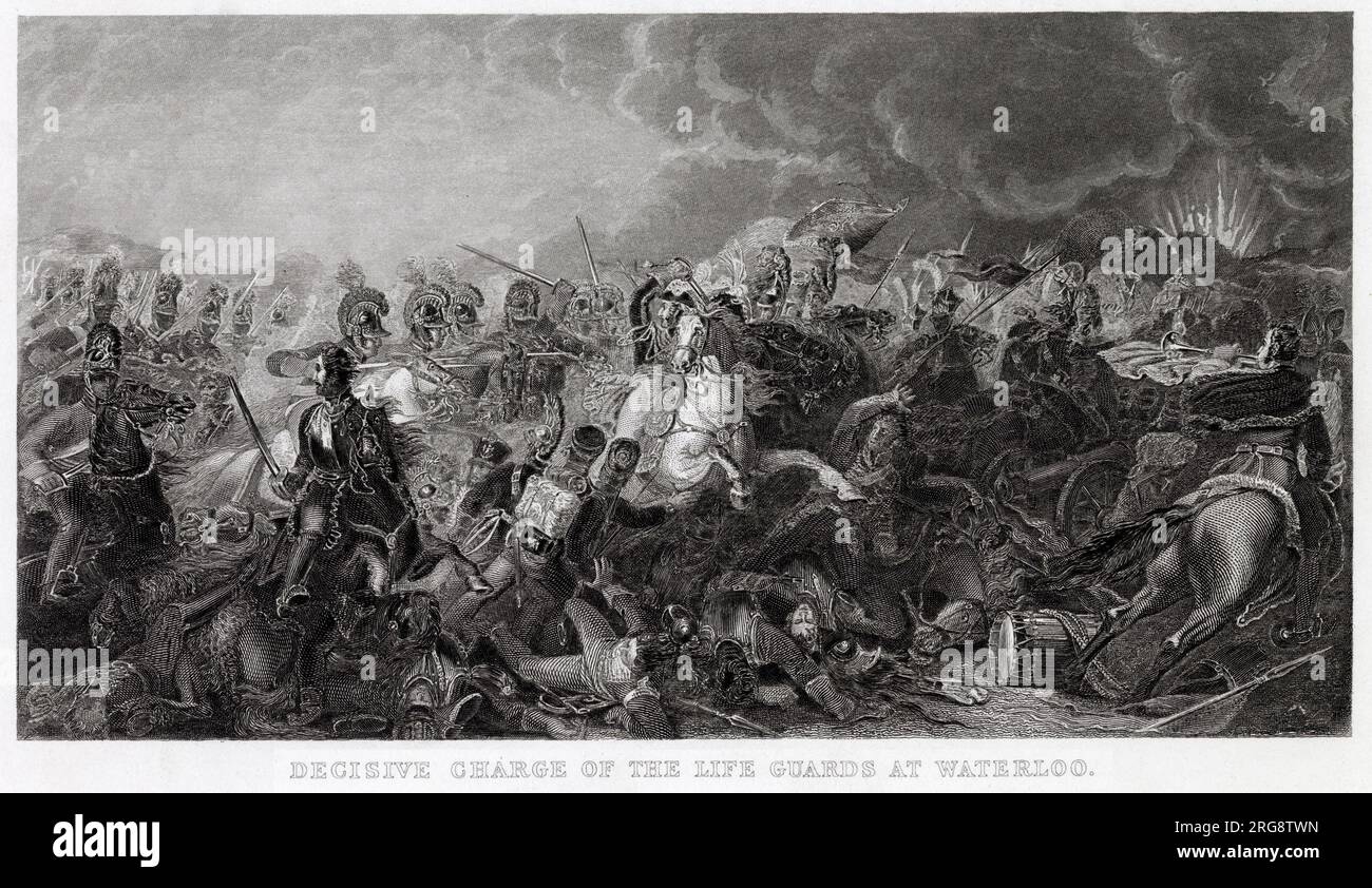 The decisive charge of the Life Guards Stock Photo - Alamy