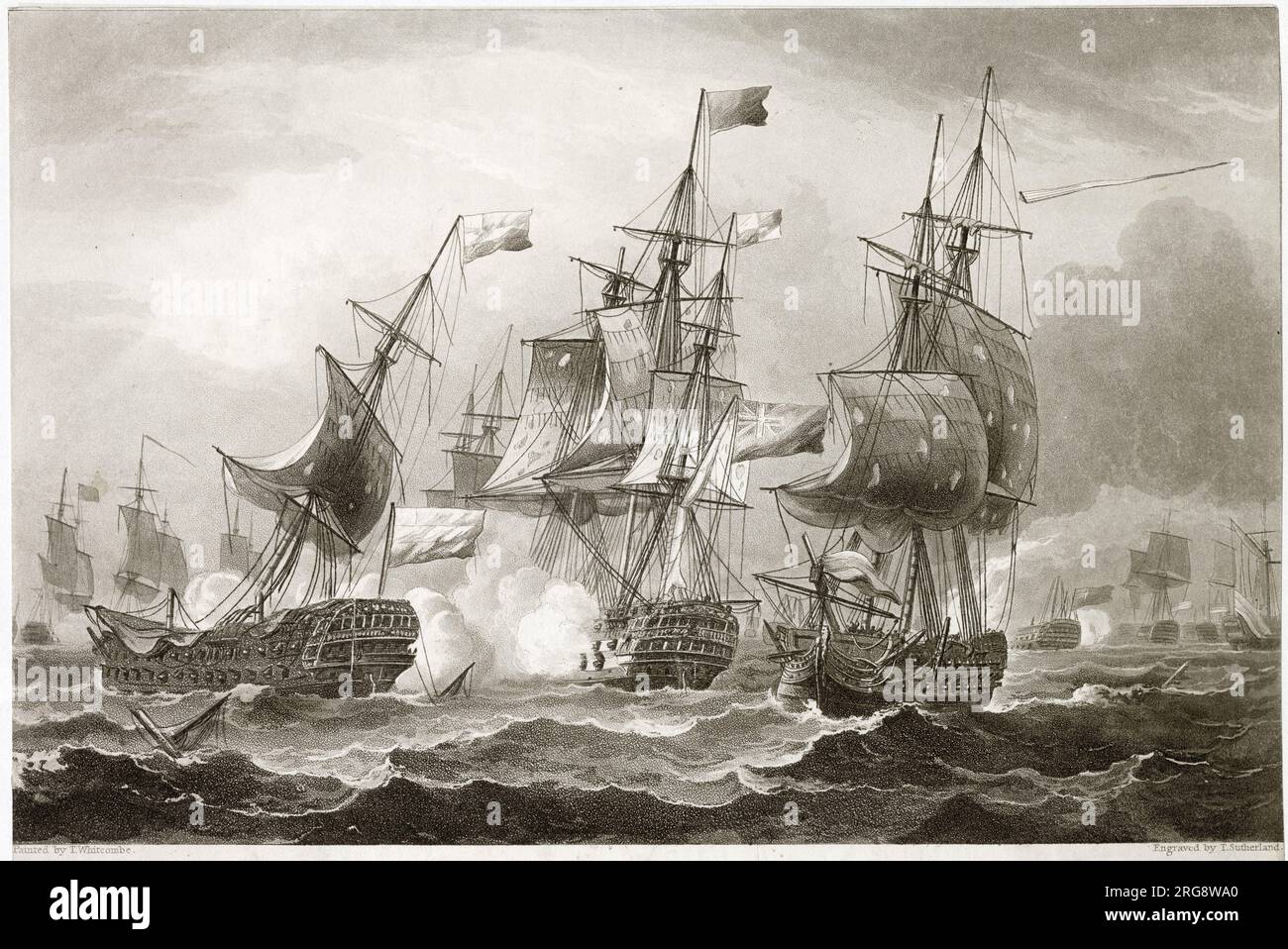 BATTLE OF CAMPERDOWN Duncan intercepts a Dutch fleet sailing to help ...