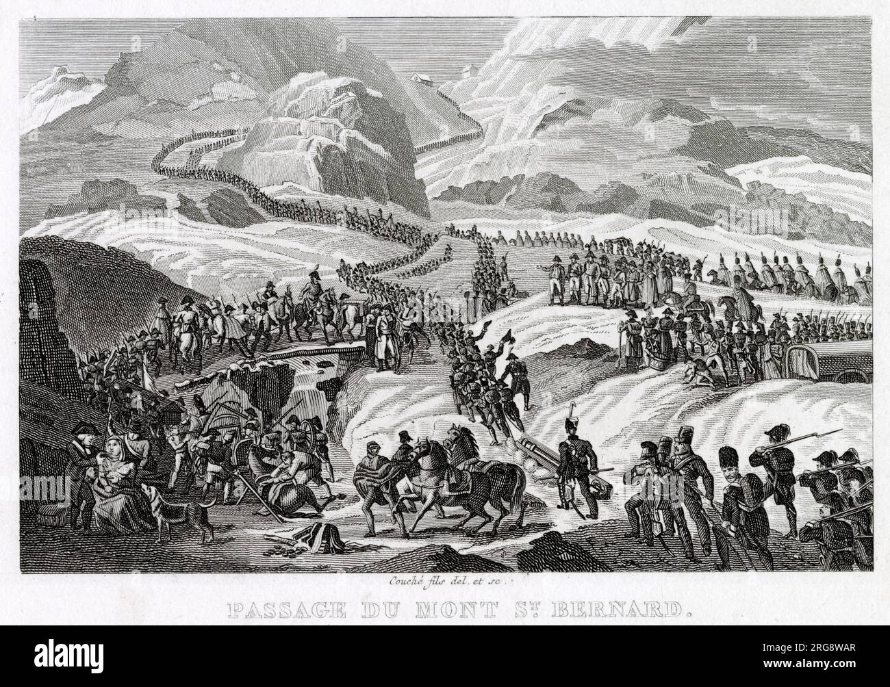 CROSSING THE ALPS Napoleon and his men take the Saint Bernard route to ...