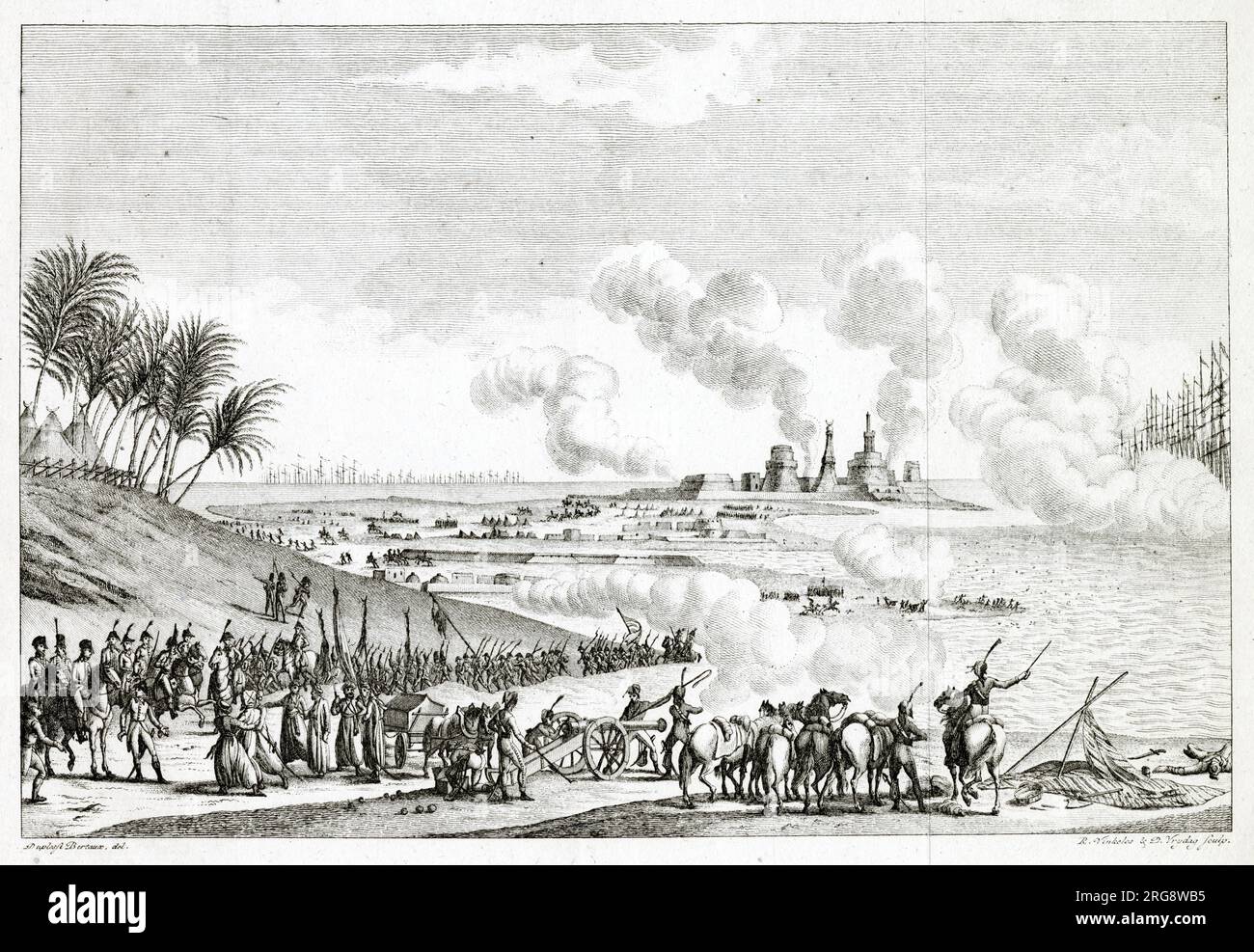 First battle of ABUKIR - Mustapha Pasha's Turkish army is completely ...