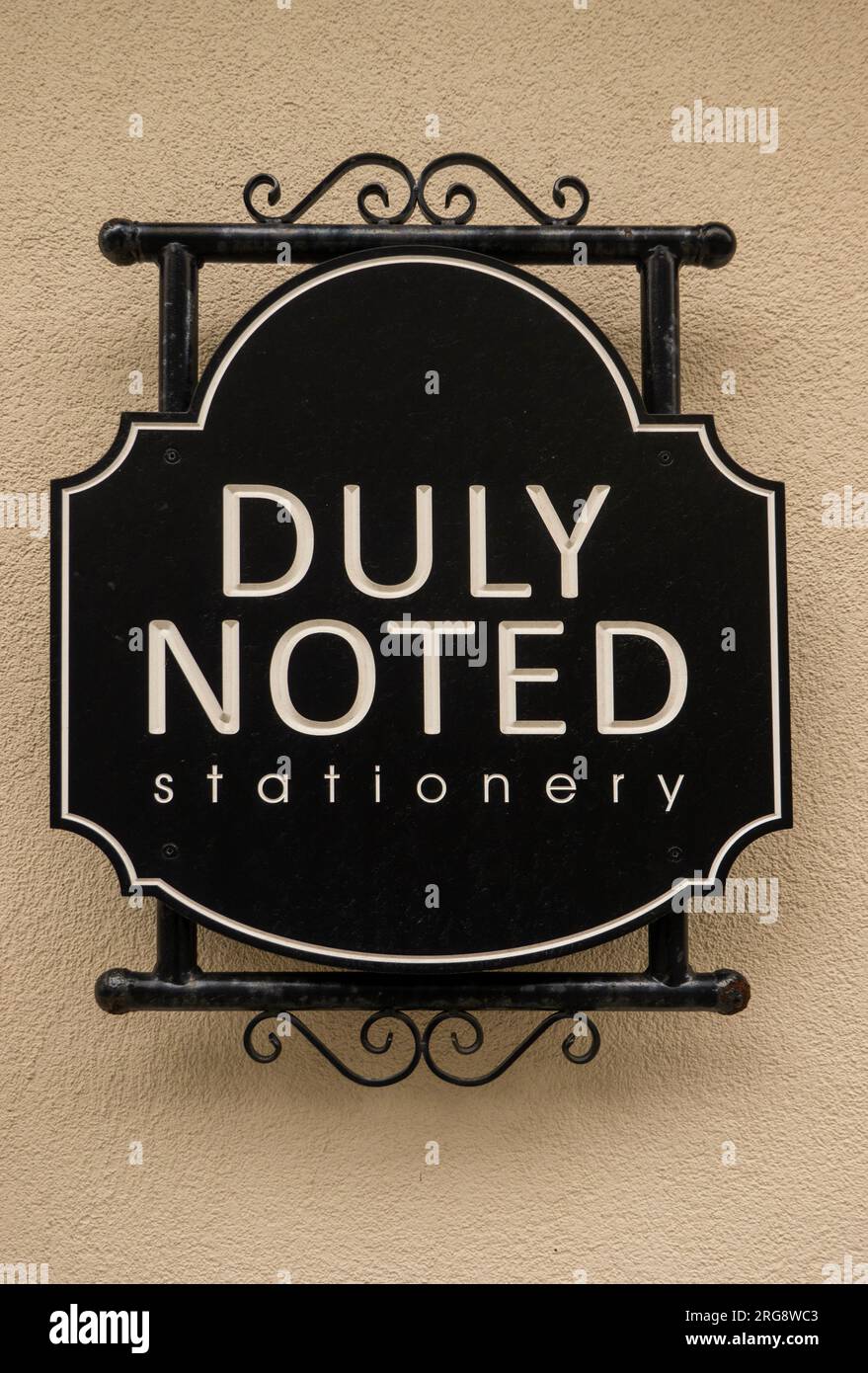 Duly Noted stationery shop in downtown Halifax Nova Scotia Stock Photo ...