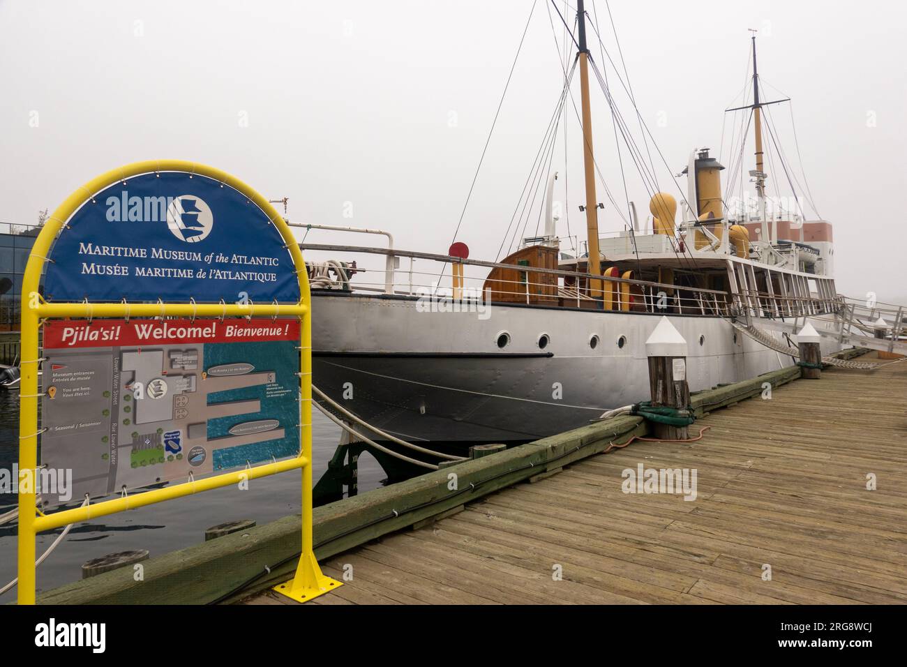 CSS Acadia museum ship of the Maritime Museum of the Atlantic in ...